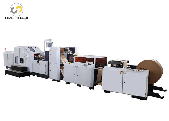 China Roll feeding bread square bottom paper bag making machine with window supplier